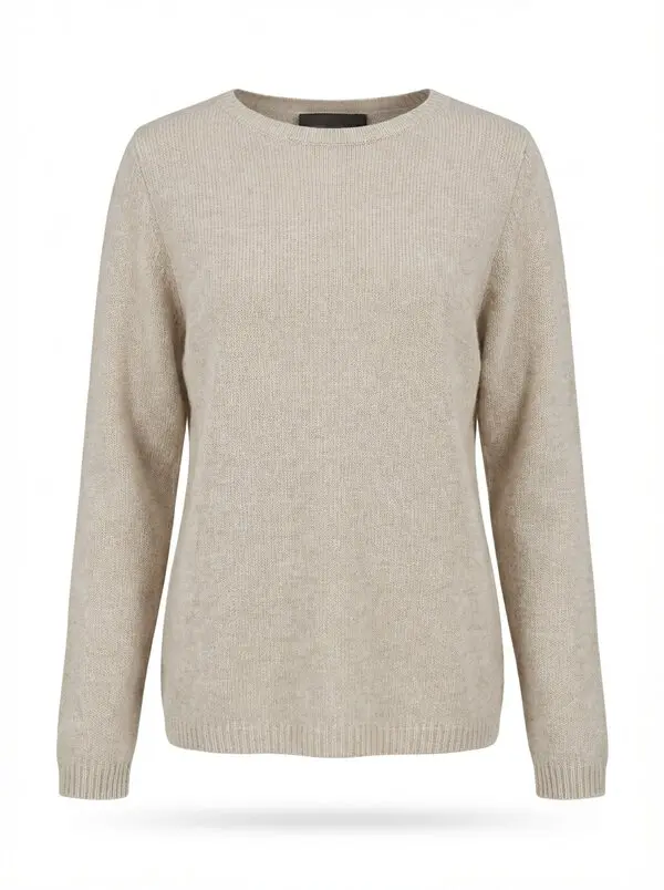 Max Mara Round-neck Long-sleeved Sweater