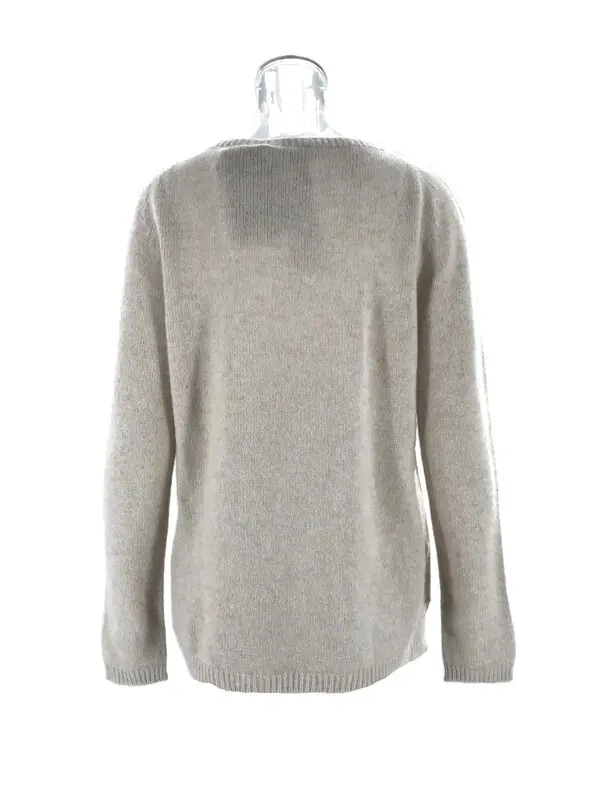 Max Mara Round-neck Long-sleeved Sweater