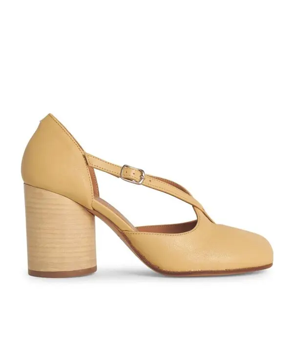 MAISON MARGIELA Tabi Toe Block Heeled Pumps
