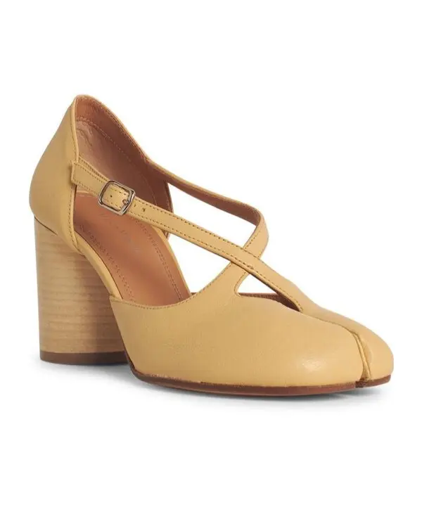 MAISON MARGIELA Tabi Toe Block Heeled Pumps