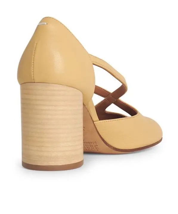 MAISON MARGIELA Tabi Toe Block Heeled Pumps