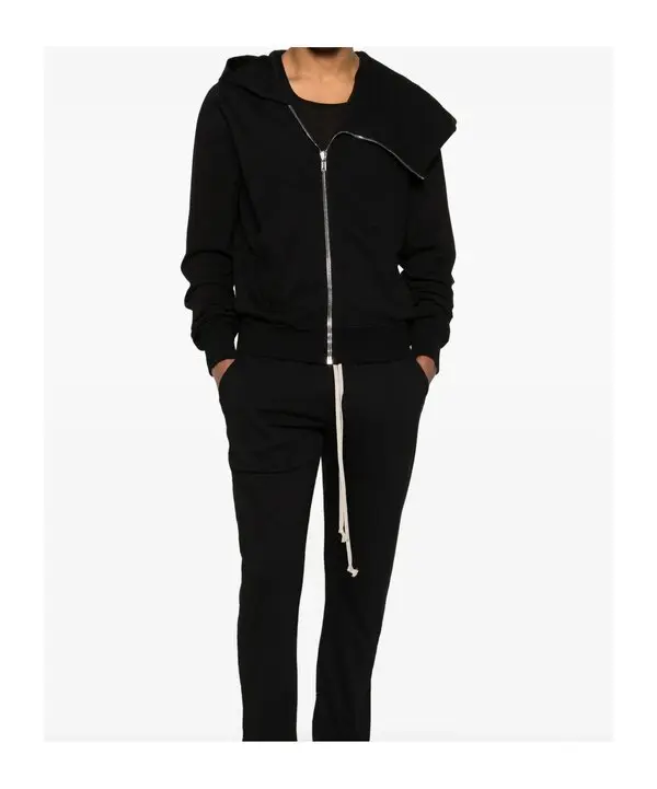 Rick Owens Mountain Zip-up Hoodie - Black