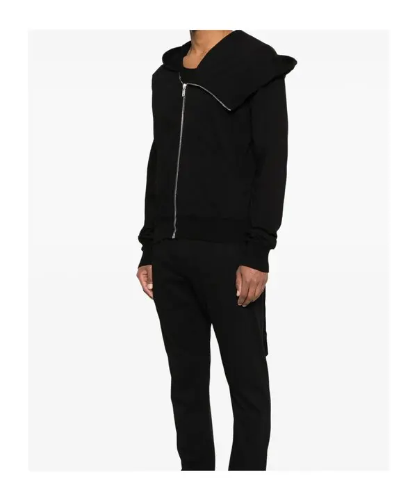Rick Owens Mountain Zip-up Hoodie - Black