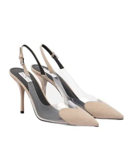 Alaïa Lei And High-heeled Sandals - Nude
