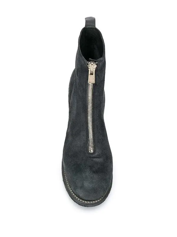 Guidi Front Zip Ankle Boots