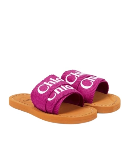 Chloé Logo Canvas Slides