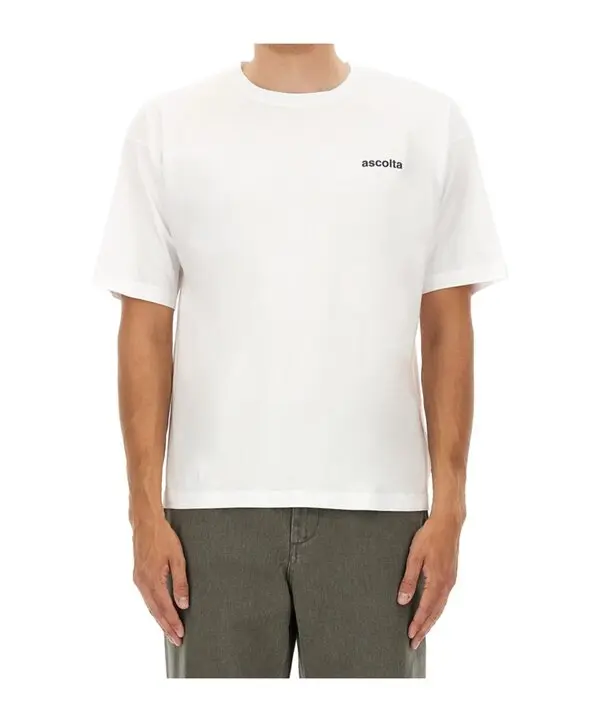 Aspesi Round-neck Letter T-shirt