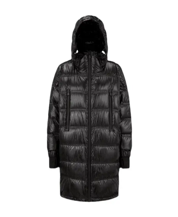 Moncler Rochelair Long Padded Jacket - Black