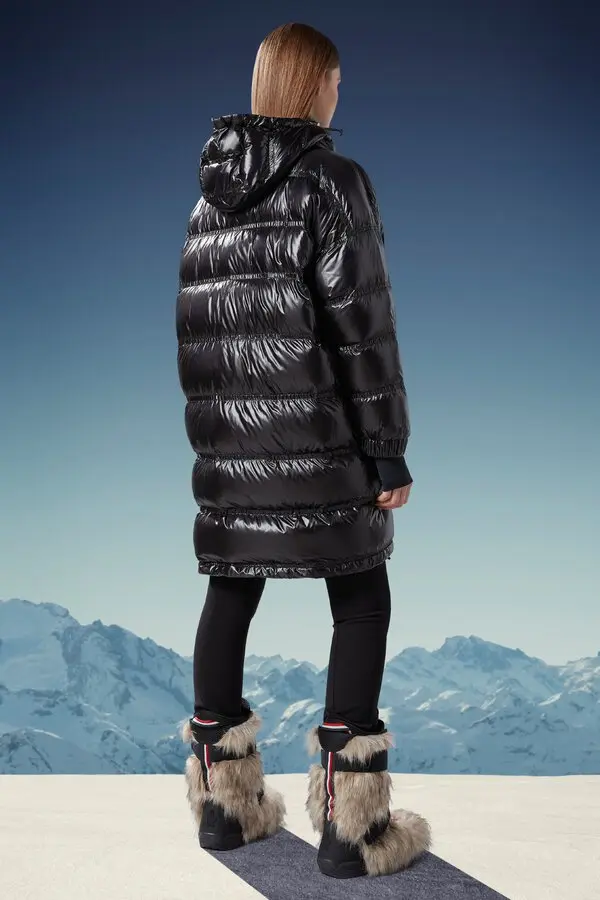Moncler Rochelair Long Padded Jacket
