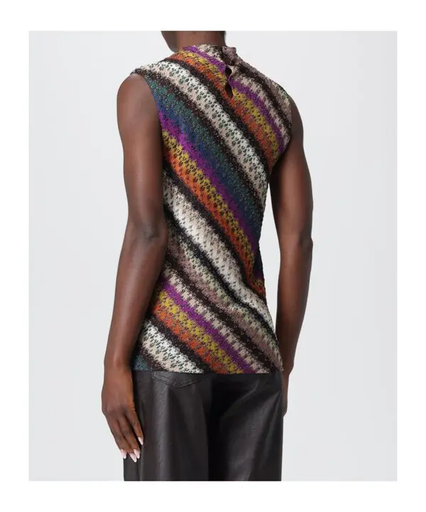 Missoni Lamé Crewneck Sleeveless Jumper