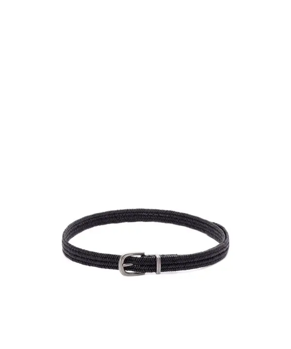 Brunello Cucinelli Braided Buckled Belt
