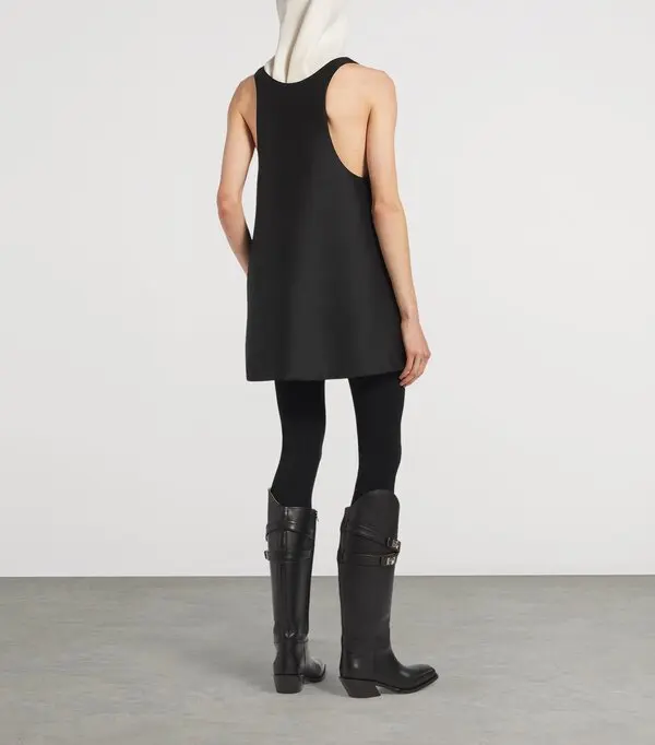 Balenciaga Wool-silk Scoop-neck Top