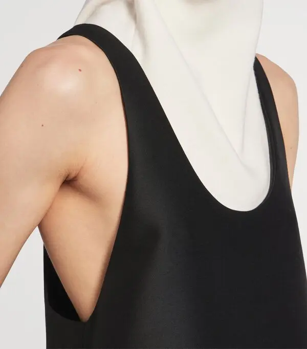Balenciaga Wool-silk Scoop-neck Top