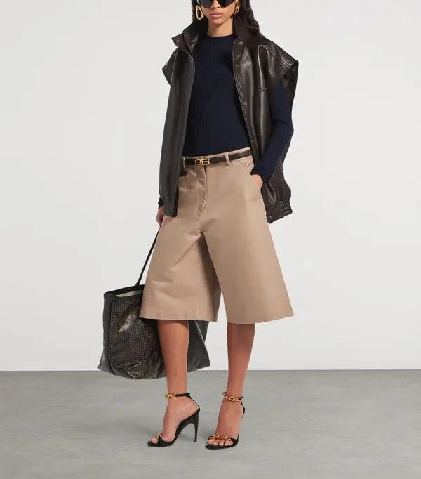 Balenciaga Cotton Tailored Shorts