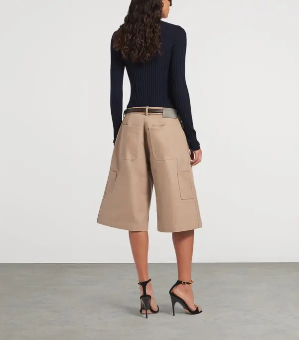 Balenciaga Cotton Tailored Shorts