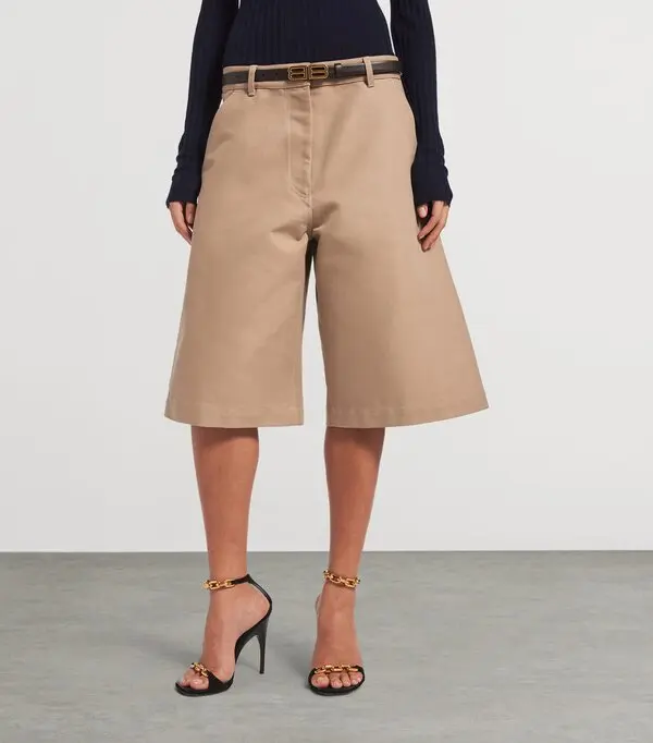 Balenciaga Cotton Tailored Shorts