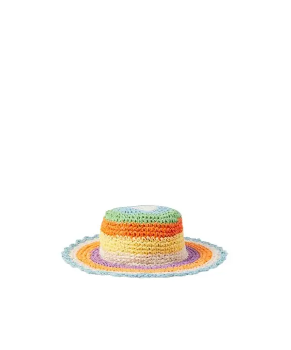 MOLO Striped Straw Sun Hat