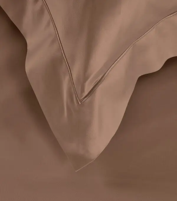 CELSO DE LEMOS Egyptian Cotton Bourdon Super King Flat Sheet