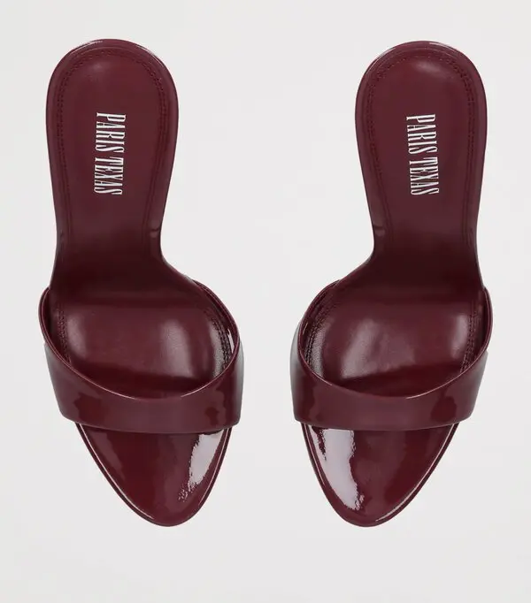 Paris Texas Patent Leather Lidia Mules 105