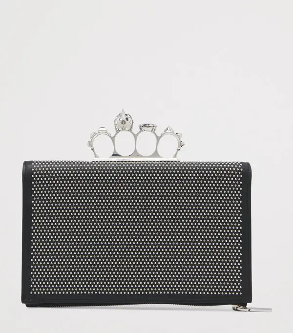 Alexander McQueen Skull Four-ring Pouch