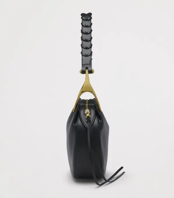 Alexander McQueen Leather Wishbone Top-handle Bag