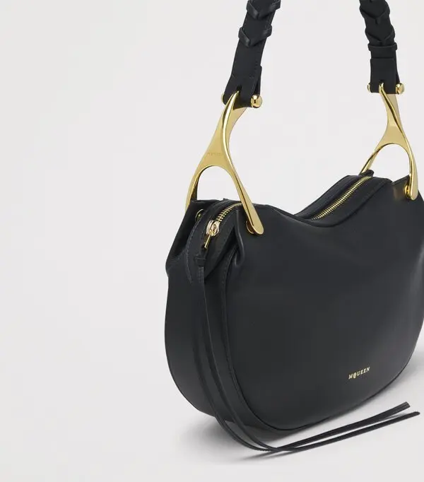 Alexander McQueen Leather Wishbone Top-handle Bag