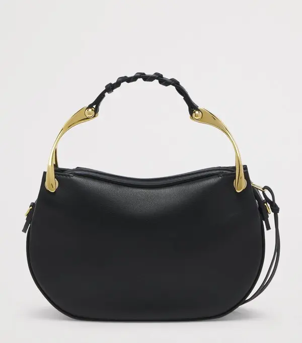 Alexander McQueen Mini Leather Wishbone Top-handle Bag