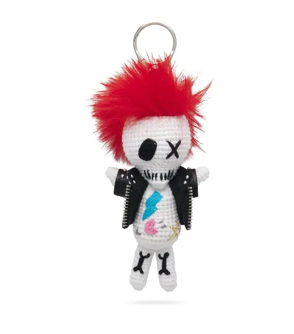 Alexander McQueen The Doll Punk Bag Charm - Gold