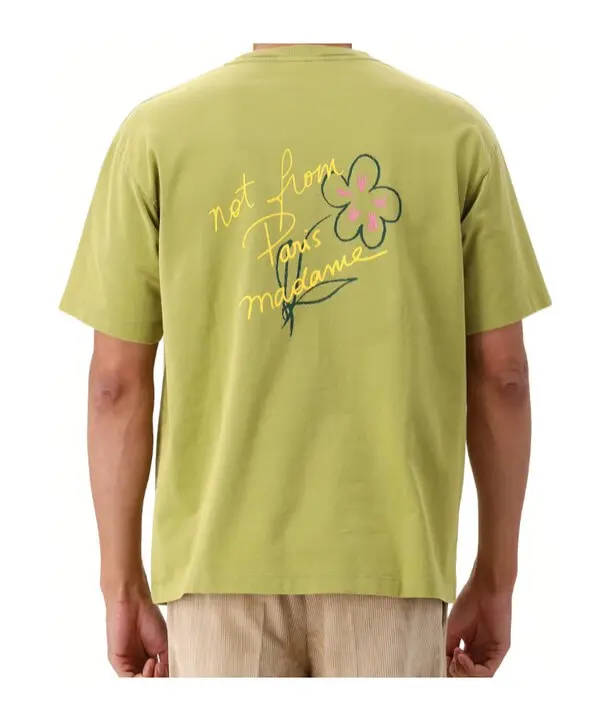 Drole De Monsieur Esquisse Slogan-print T-shirt