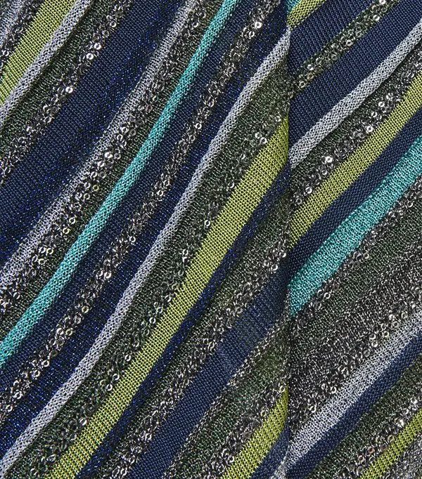 Missoni Stripe One-shoulder Maxi Dress