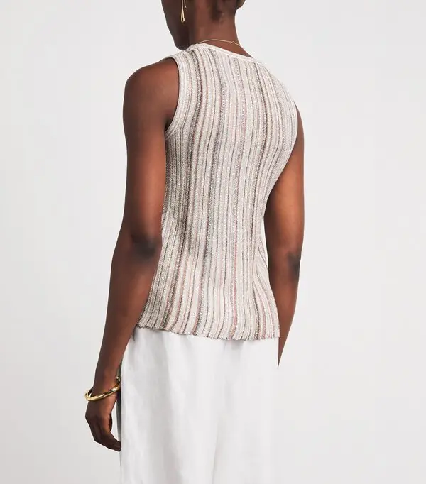 Missoni Sequin Stripe Tank Top