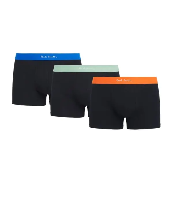 Paul Smith Stretch-organic Cotton Trunks - Black