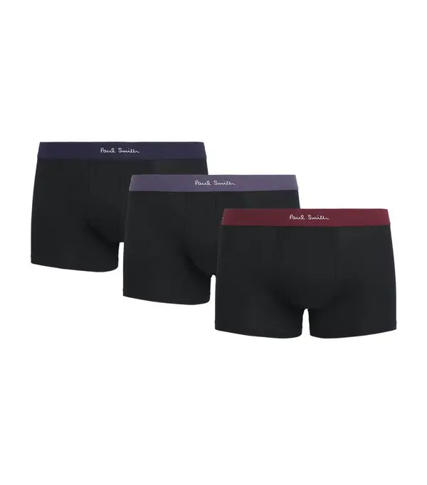 Paul Smith Stretch-organic Cotton Trunks - Black