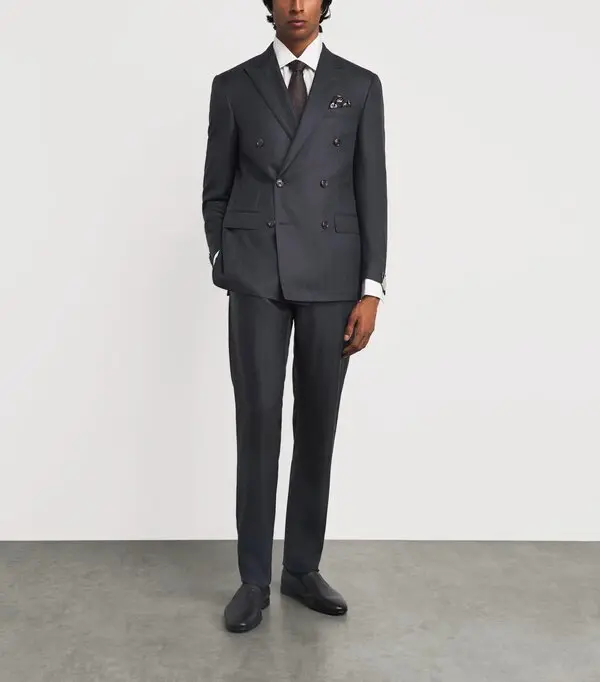 Corneliani Wool Herringbone 2-piece Suit