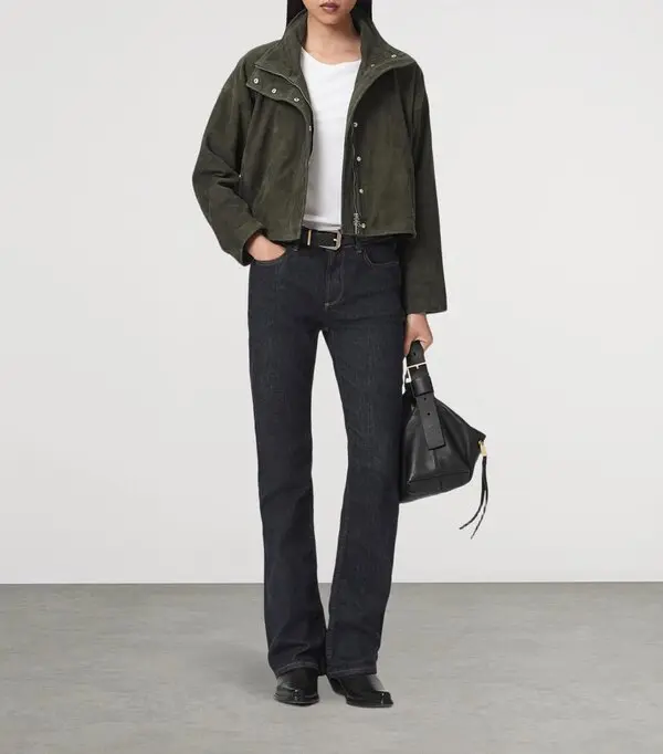 ALLSAINTS Suede Ryder Jacket