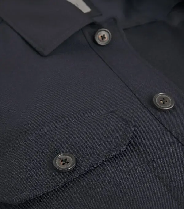 Corneliani Water-repellent Techwool Overshirt