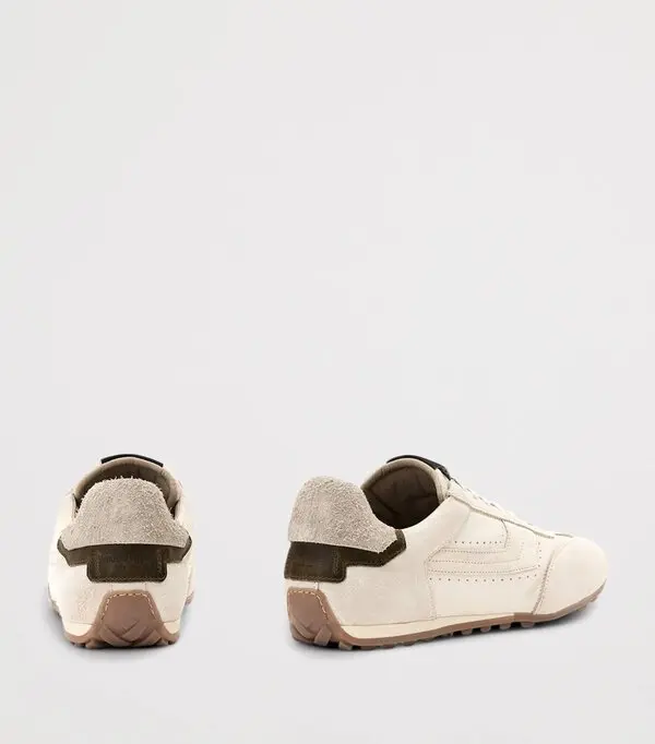 ALLSAINTS Leather-suede Liam Hex Sneakers