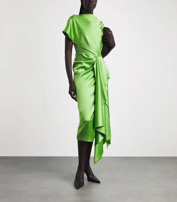 ROKSANDA Satin Zoa Midi Dress
