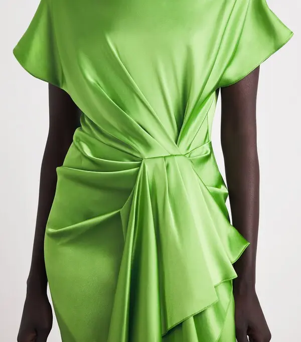 ROKSANDA Satin Zoa Midi Dress