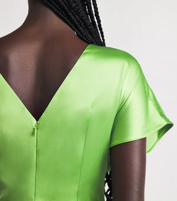 ROKSANDA Satin Zoa Midi Dress