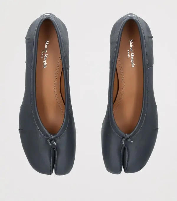 MAISON MARGIELA Leather Tabi Ballerina Pumps 30