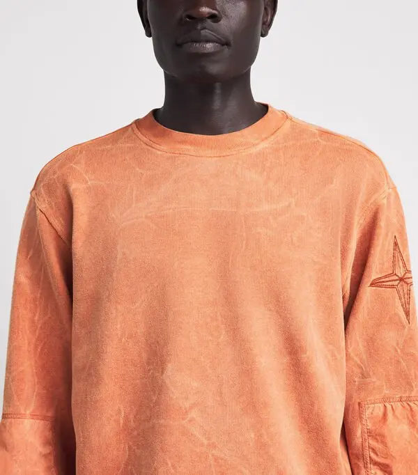 Stone Island Cotton Dyed Vanisé Sweatshirt