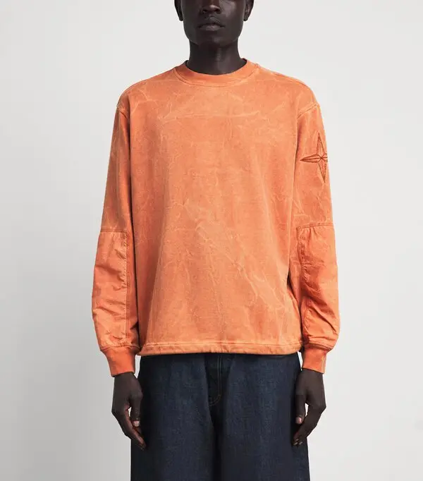 Stone Island Cotton Dyed Vanisé Sweatshirt