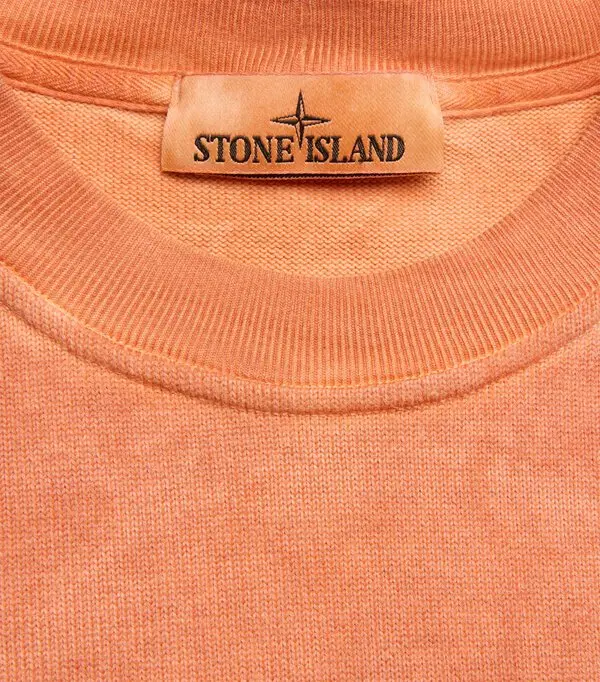 Stone Island Cotton Dyed Vanisé Sweatshirt
