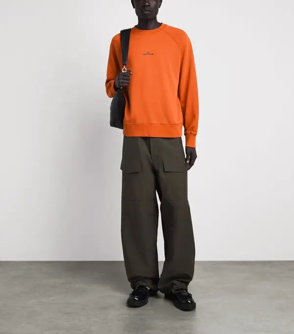Stone Island Desert Print Oversized Sweatshirt