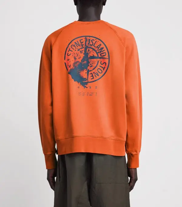 Stone Island Desert Print Oversized Sweatshirt