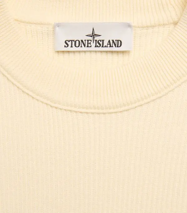 Stone Island Ribbed Compass Patch Sweatshirt