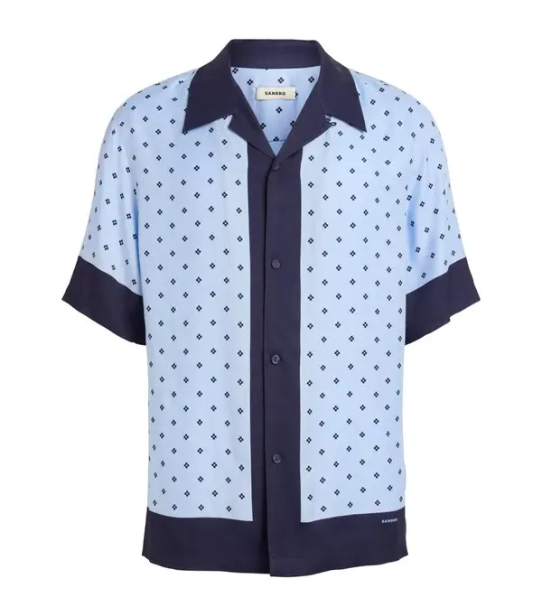Sandro Micro-cross Print Shirt