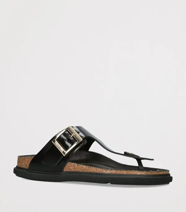 BIRKENSTOCK Patent Leather Gizeh Sandals