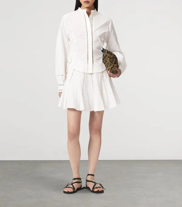 ALLSAINTS Organic Cotton Frances Mini Skirt